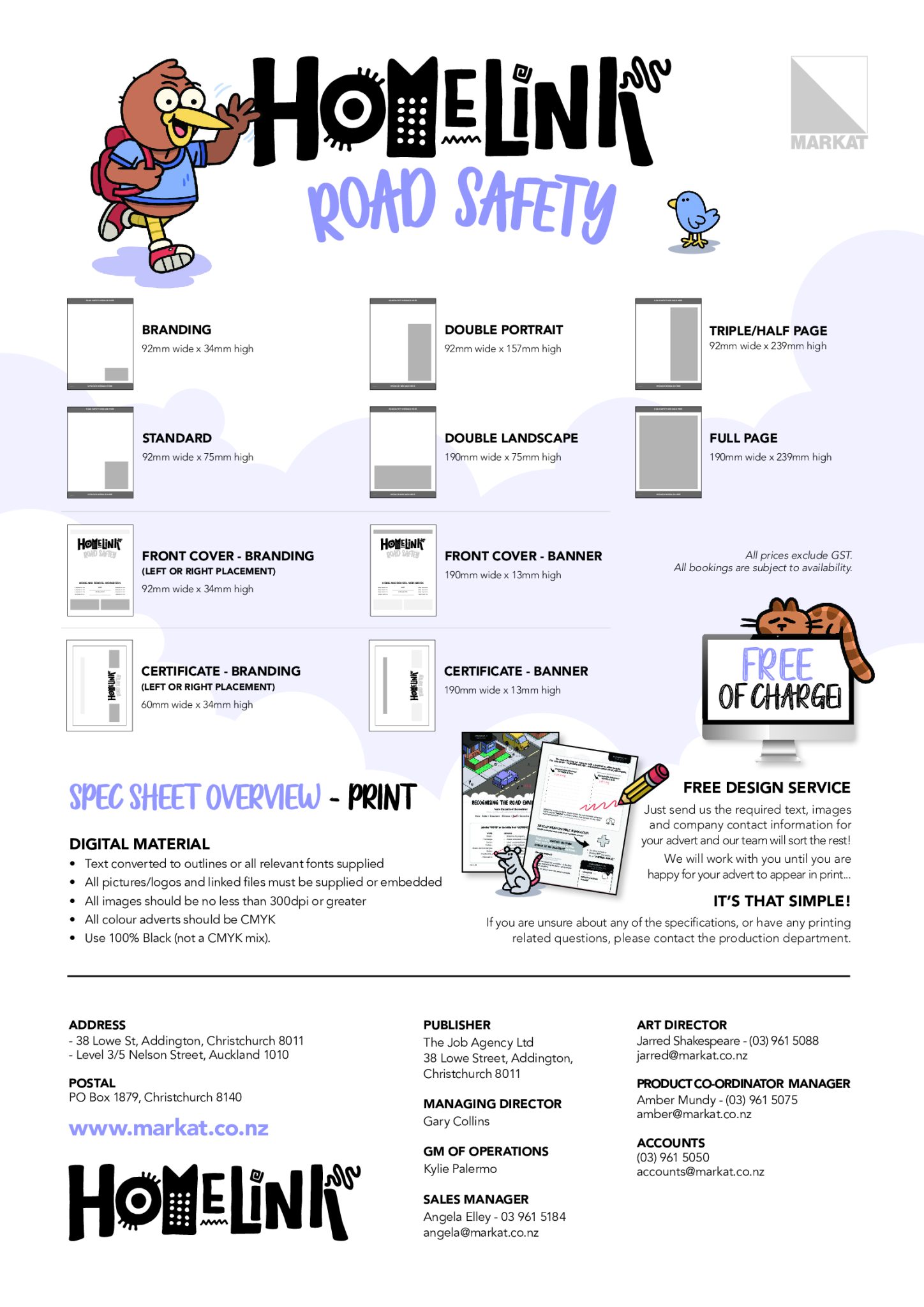Homelink – Spec Sheet - Markat